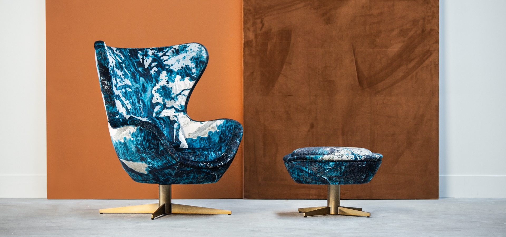 Ida Swivel Base Armchair - Hamilton Conte